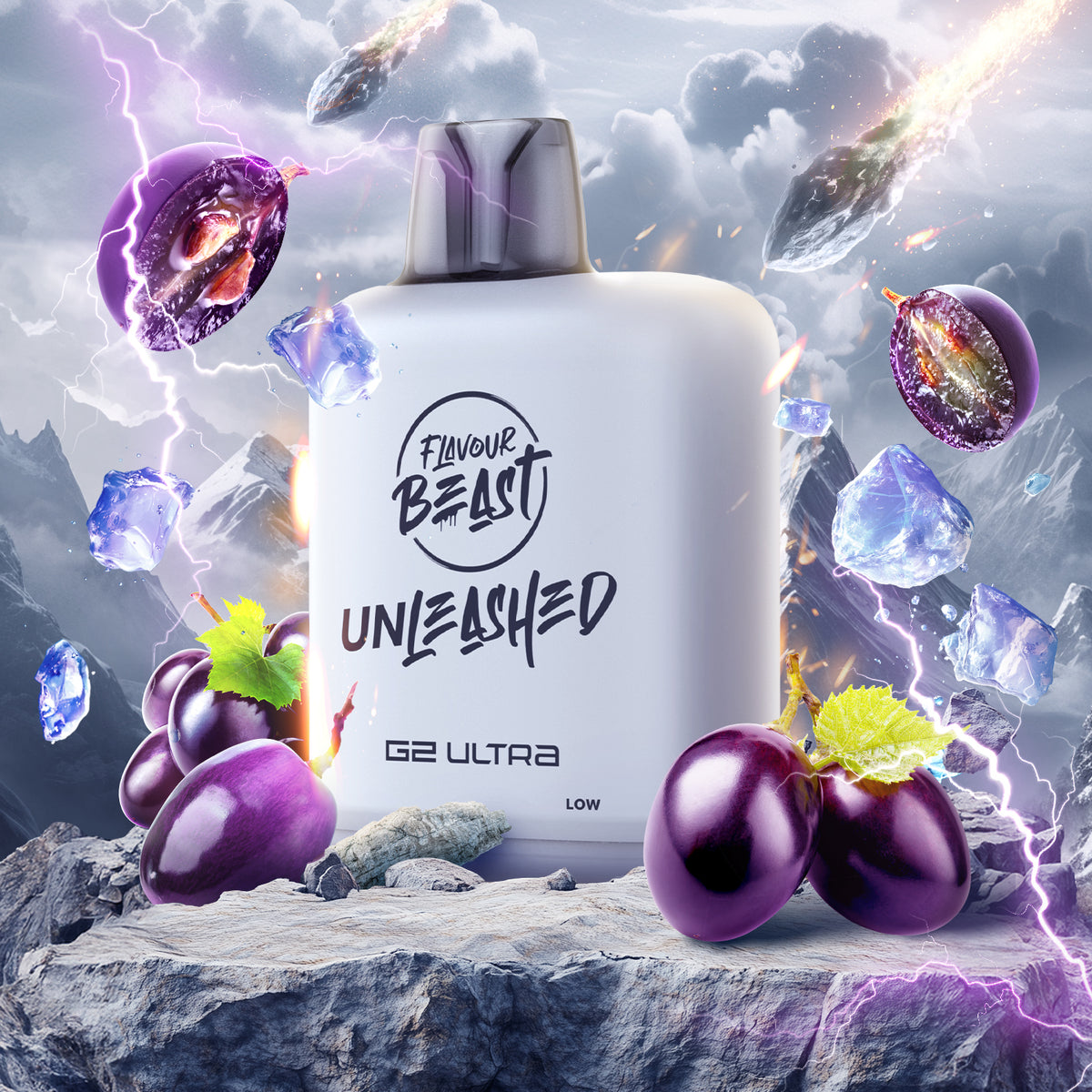 LEVEL X - FLAVOUR BEAST UNLEASHED G2 ULTRA POD - EPIC GRAPE – OttawaVape