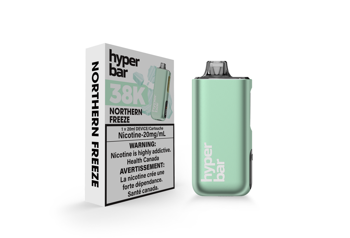 HYPER BAR - DISPOSABLE - BE38000 - NORTHERN FREEZE – OttawaVape