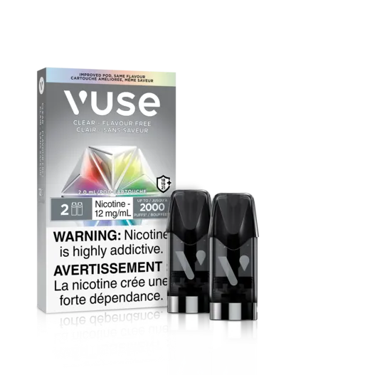 VUSE - CLOSED PODS - (2 PACK) - CLEAR – OttawaVape