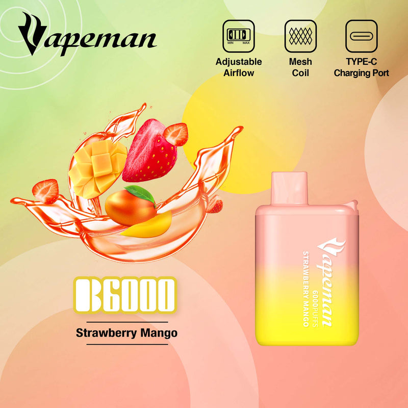 Vapeman - Strawberry Mango – OttawaVape